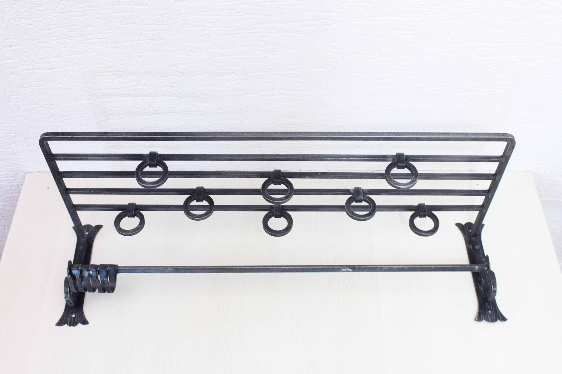 Art Deco Metal Coat Rack, 1960s for sale at Pamono