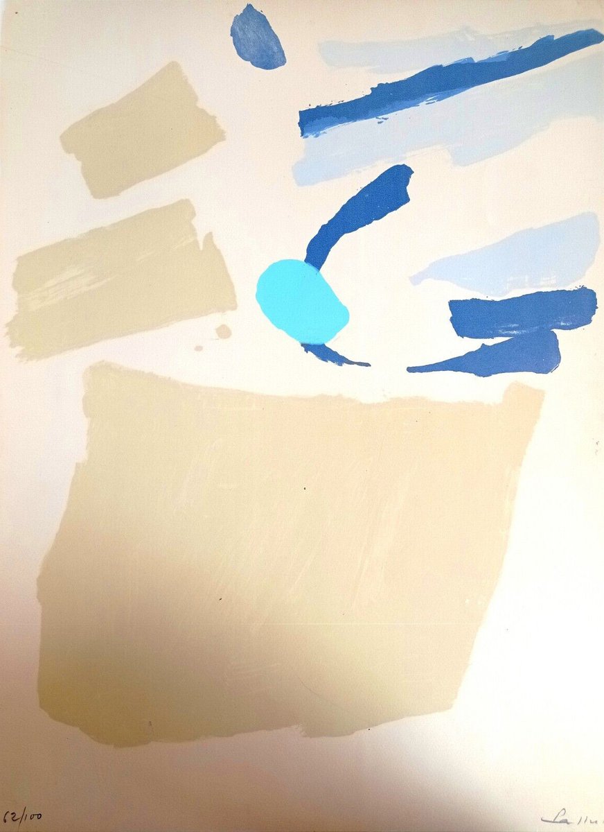 Pierre Pallut, Abstract Composition, 1972, Lithographie bei Pamono kaufen