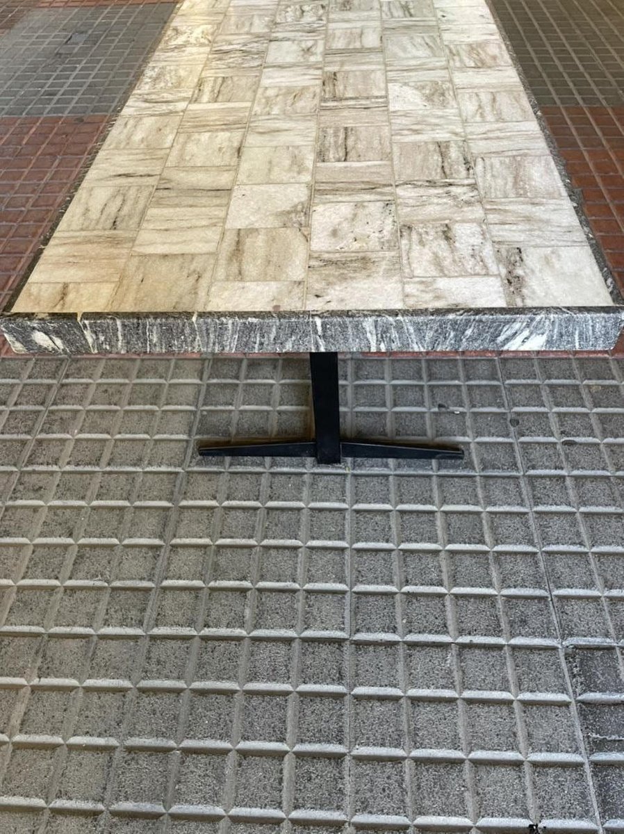Marble & Iron Coffee Table for sale at Pamono