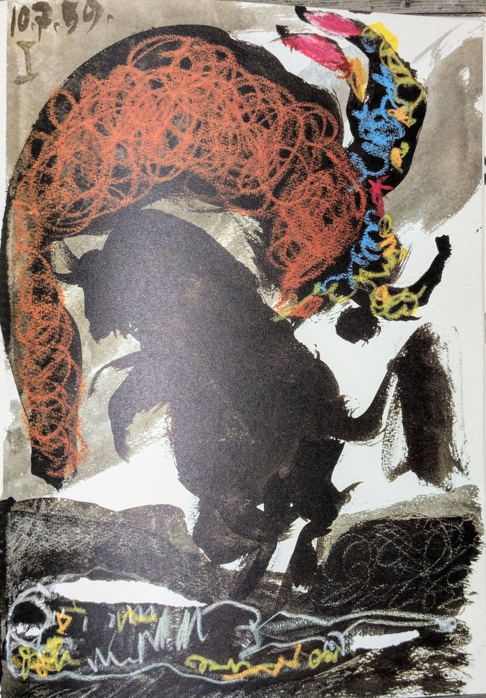 Pablo Picasso, Matador & Bull from First Edition of Toros y Toreros ...