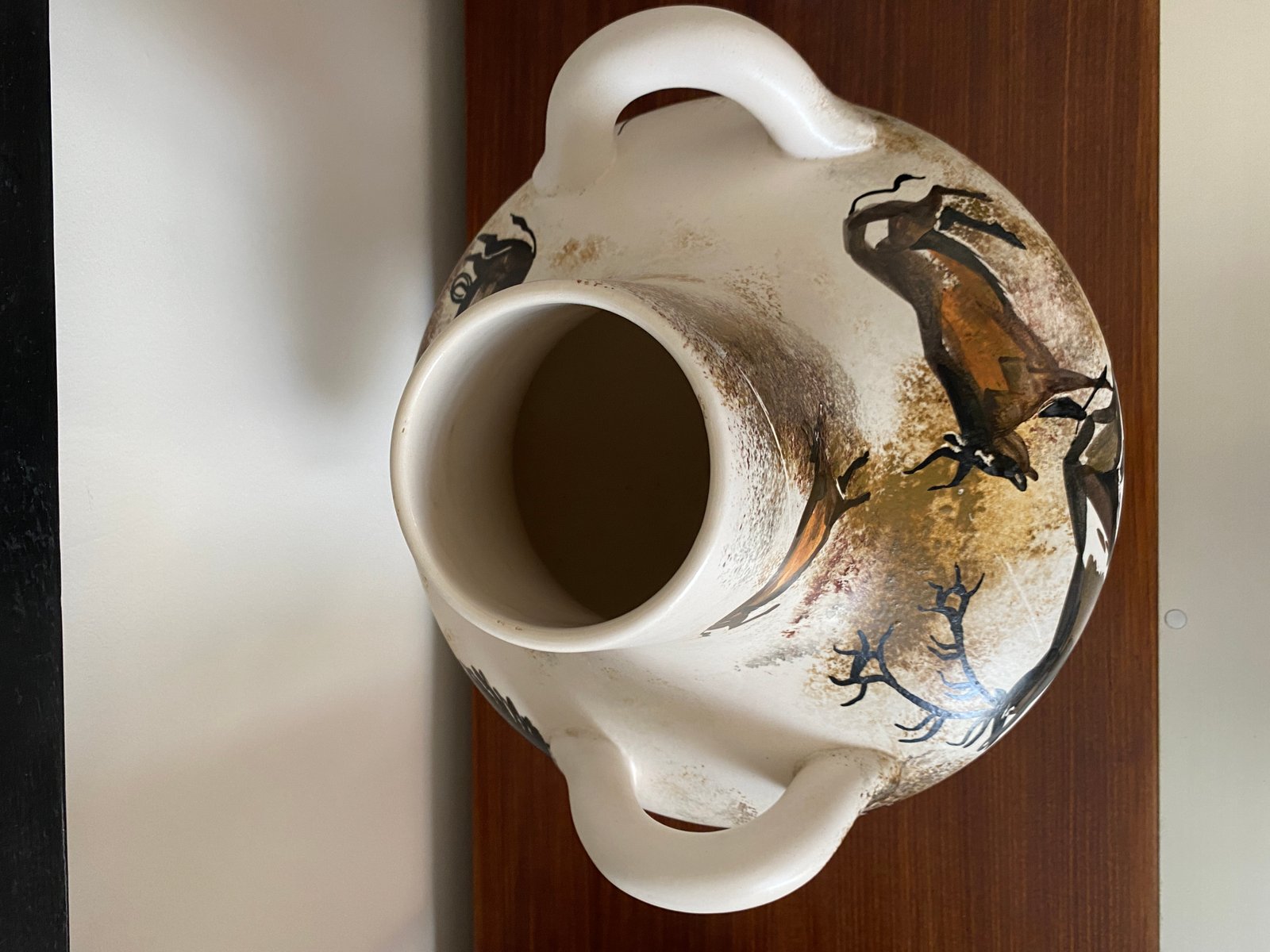 Ceramic Model with Rock Painting, Vallauris, 1960s for sale at Pamono