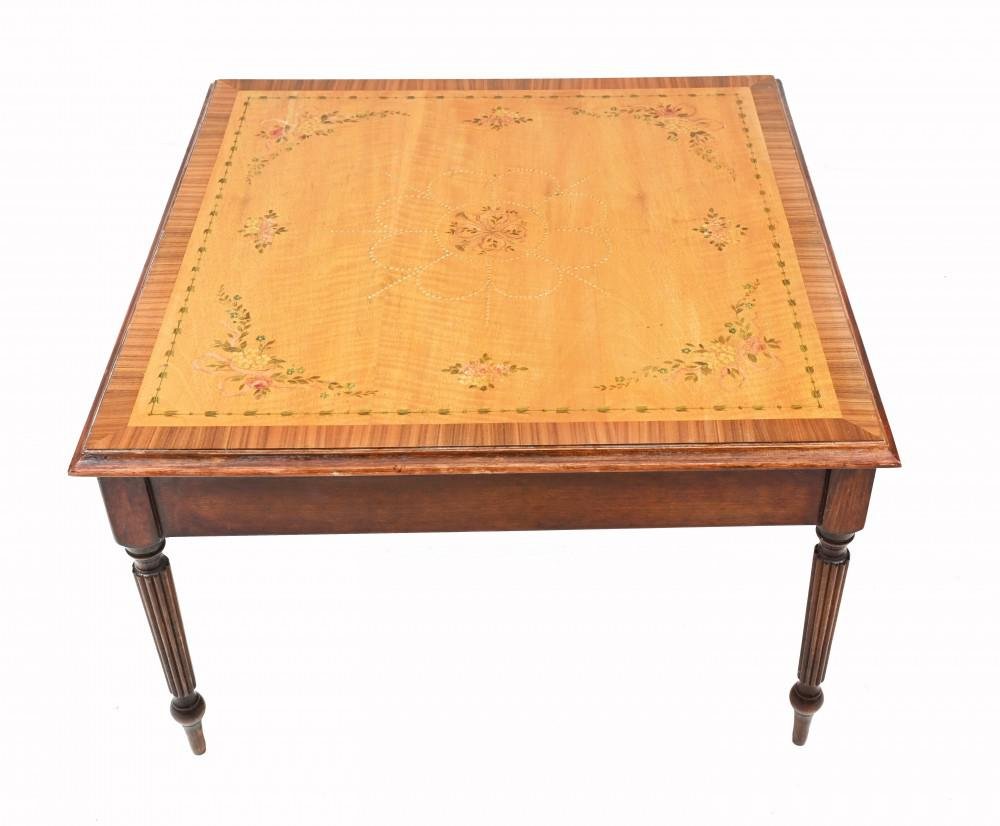 Regency Satinwood Painted Coffee Table for sale at Pamono