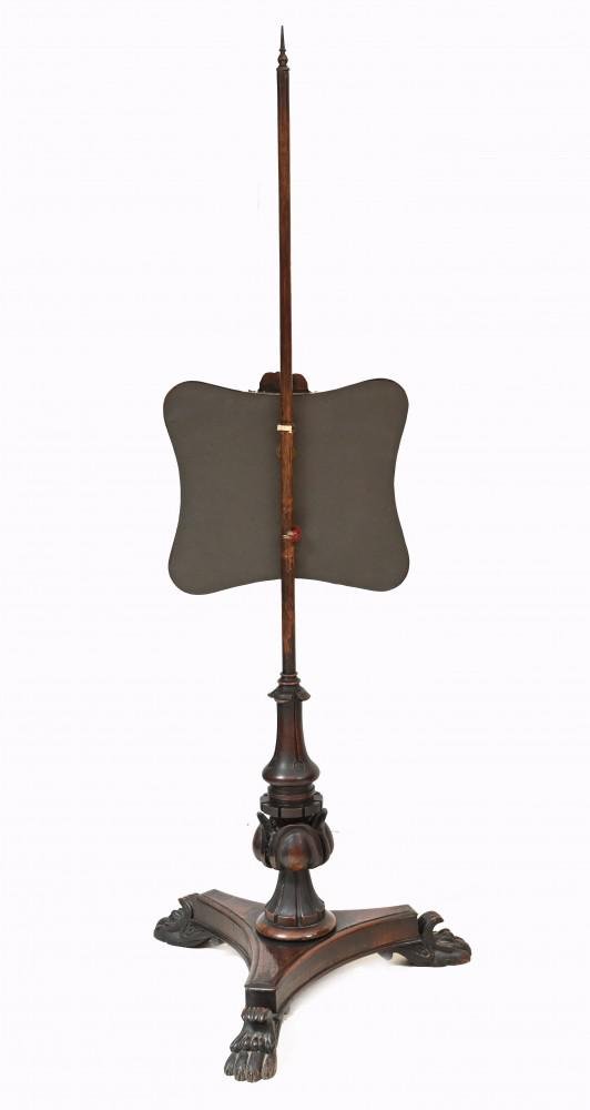 Regency Pole Screens with Needlepoint Tapestries, 1830s, Set of 2 for ...