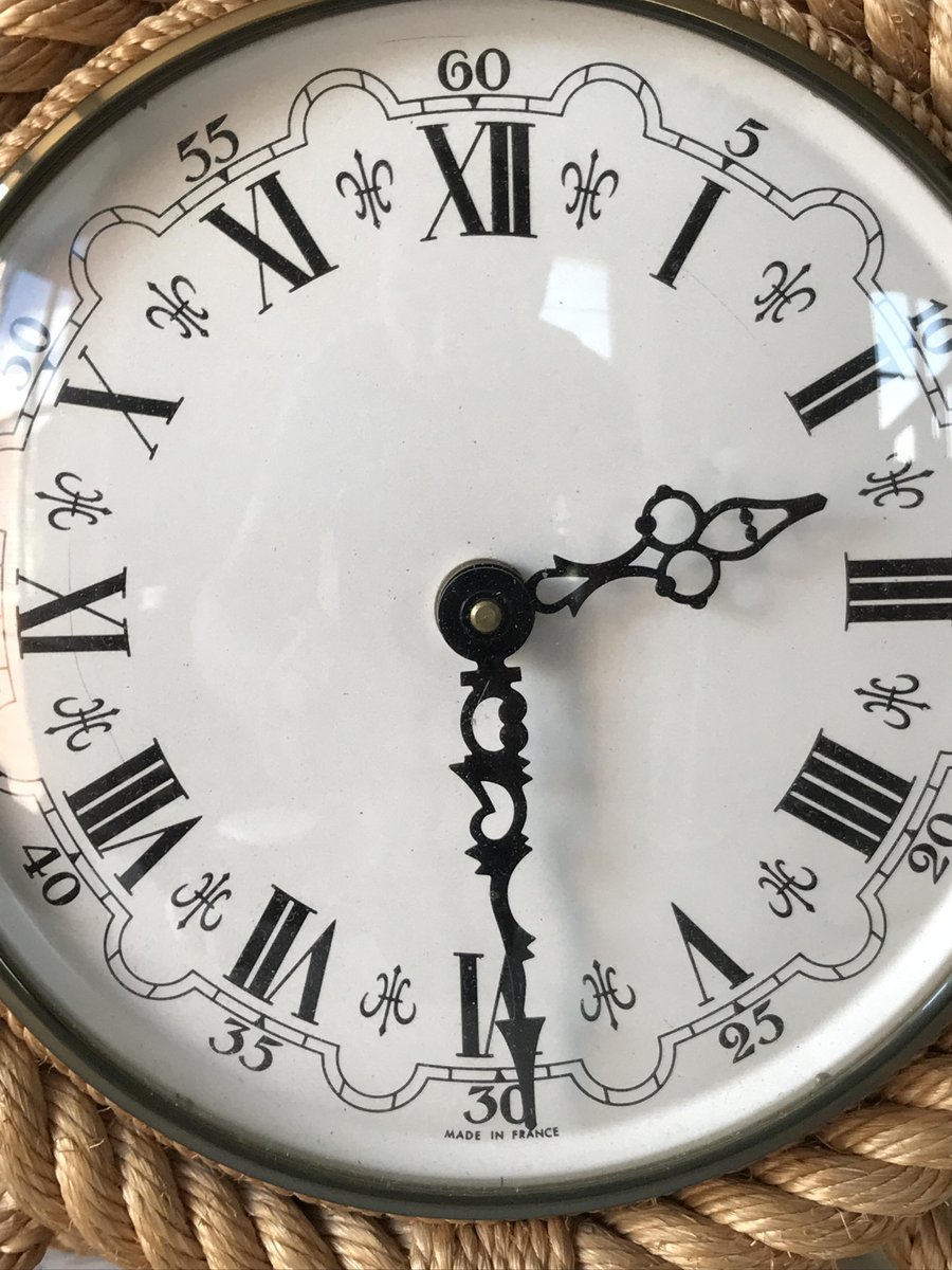Vintage Rope Clock, 1960 for sale at Pamono