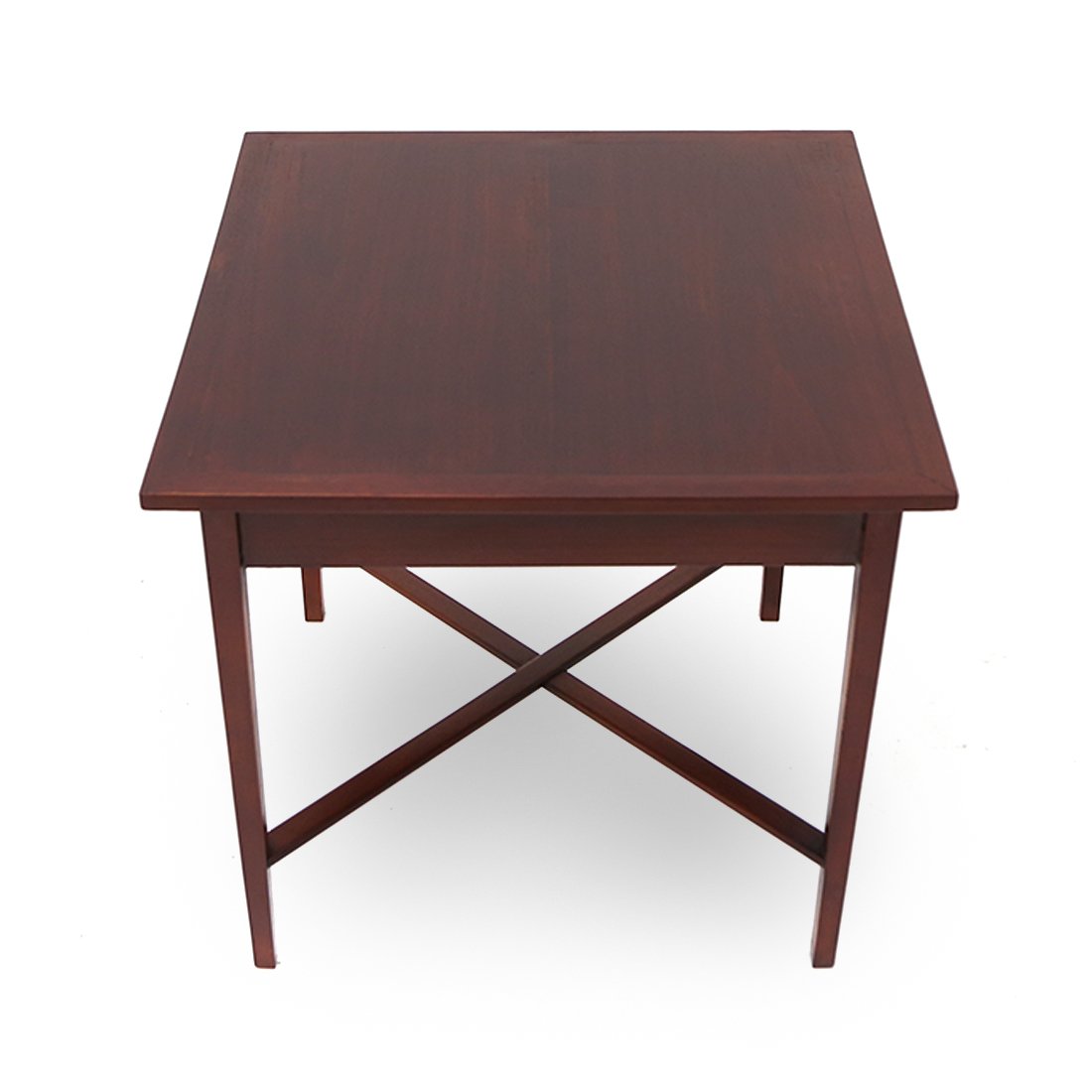Square Wooden Table, 1940s for sale at Pamono
