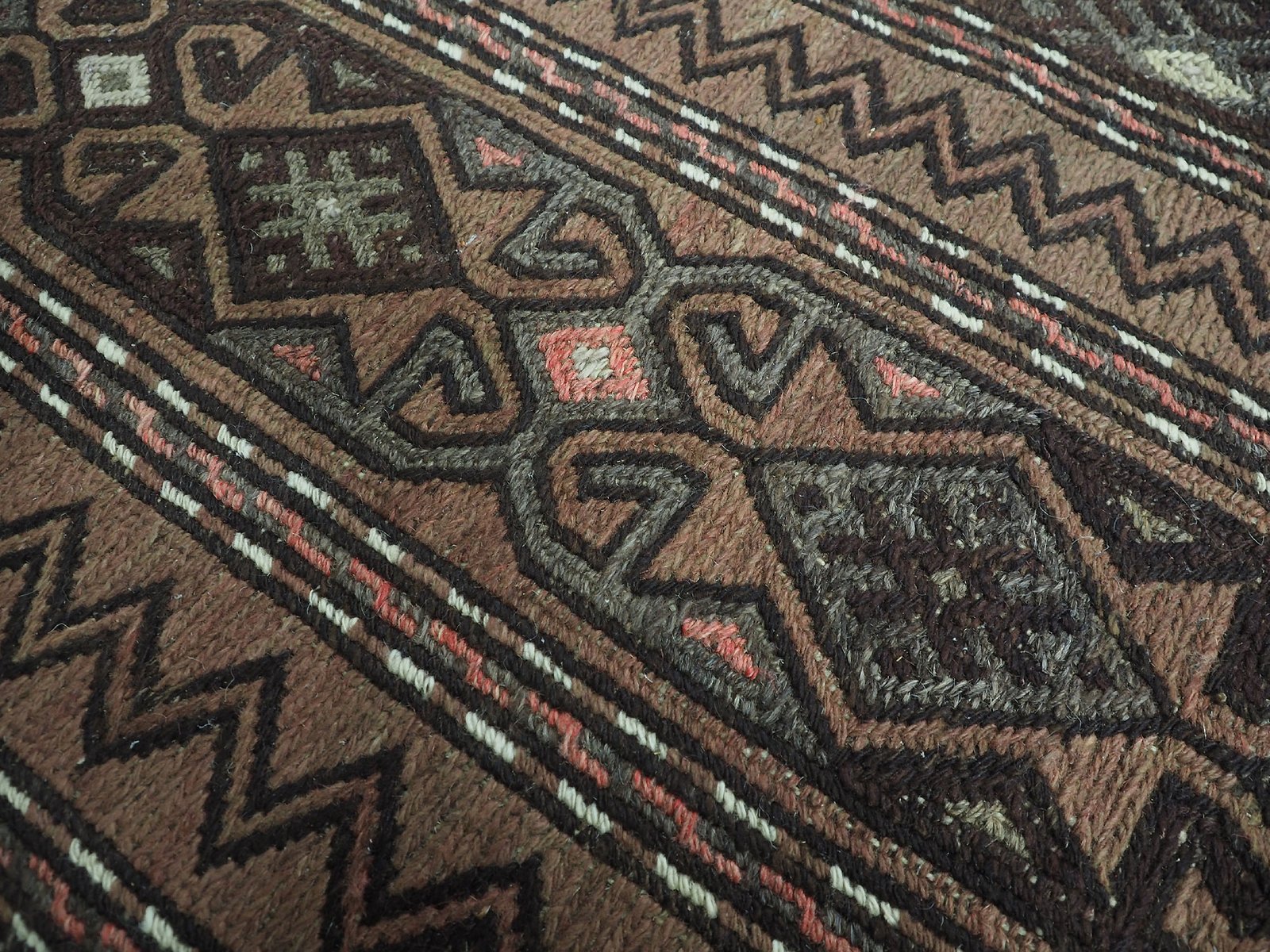 Vintage Tribal Nomadic Belotsch Sumakh Kilim Rug, Afghanistan, 1940s ...