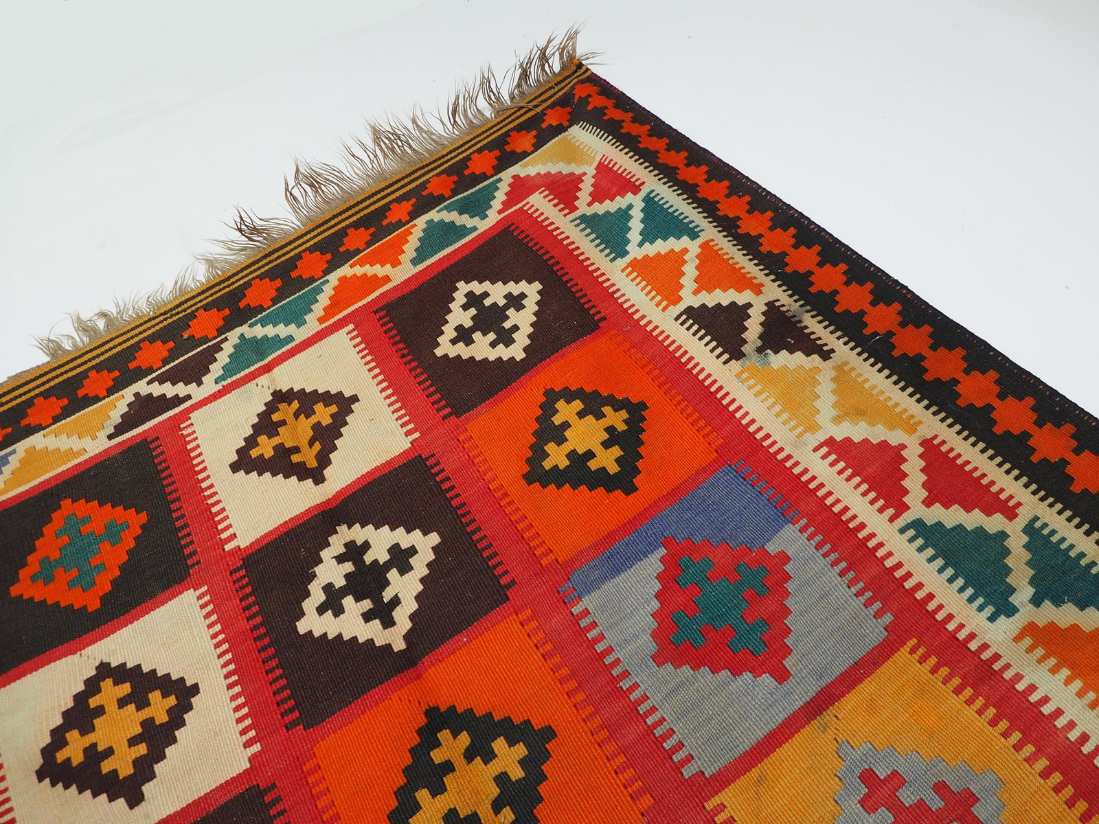 Vintage Afghan Nomadic Kilim Rug for sale at Pamono