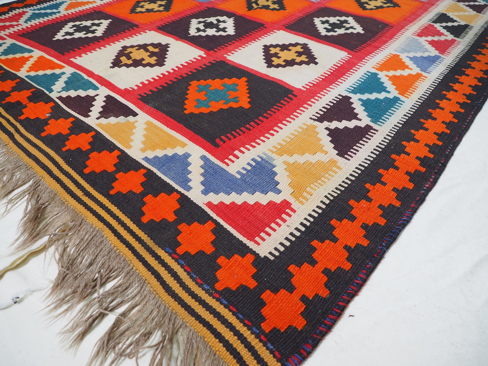 Vintage Afghan Nomadic Kilim Rug for sale at Pamono