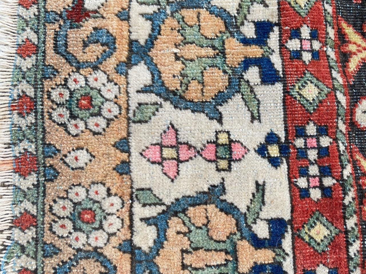 Antique Yazd Rug, 1890s for sale at Pamono