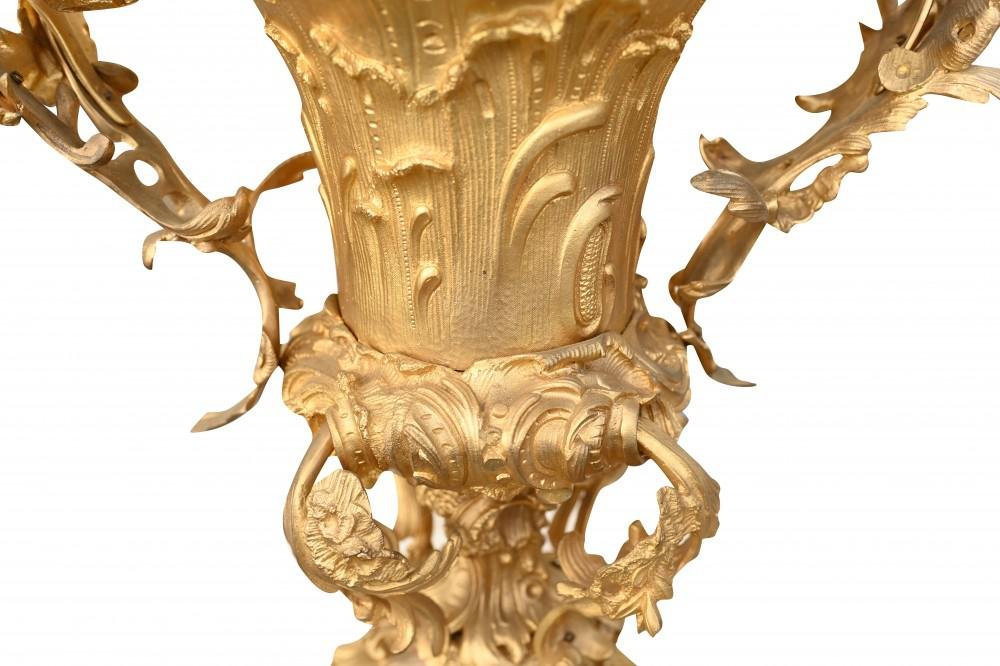 French Louis Rocaille Gilt Rococo Urns Gilt Tureens, Set of 2 for sale ...