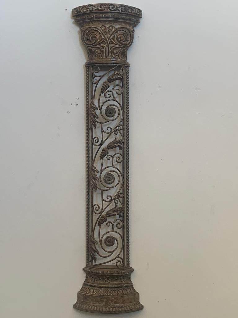 Wrought Iron Half Columns, 1970s, Set of 2 for sale at Pamono