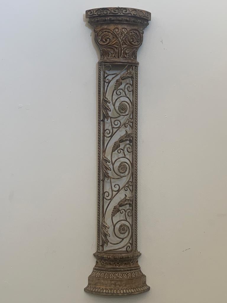 Wrought Iron Half Columns, 1970s, Set of 2 for sale at Pamono