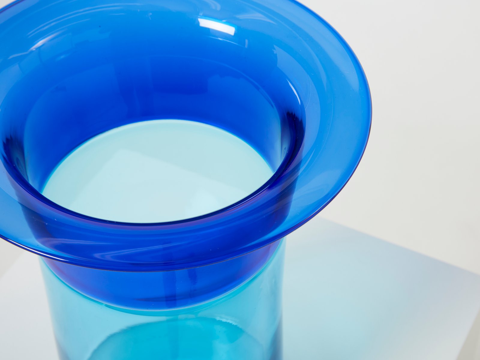 Large Incalmo Murano Glass Vase by Luciano Gaspari for Salviati, 1970 for sale at Pamono