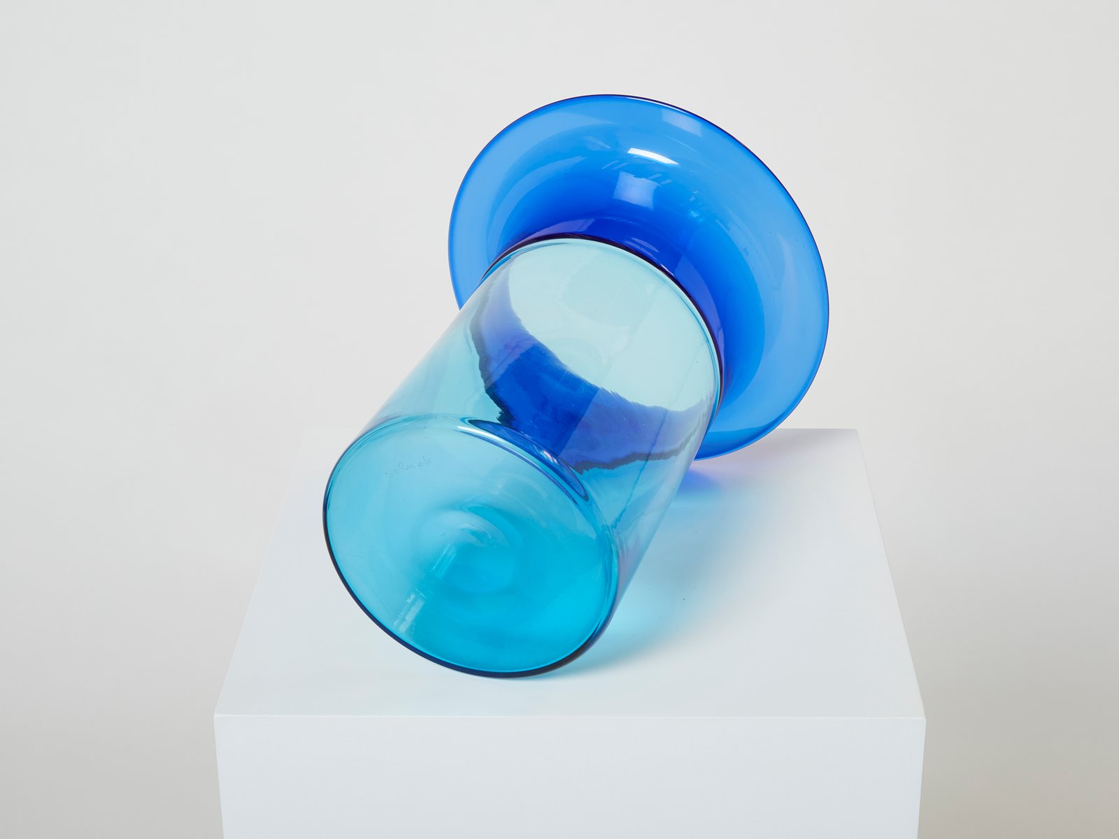 Large Incalmo Murano Glass Vase by Luciano Gaspari for Salviati, 1970 ...