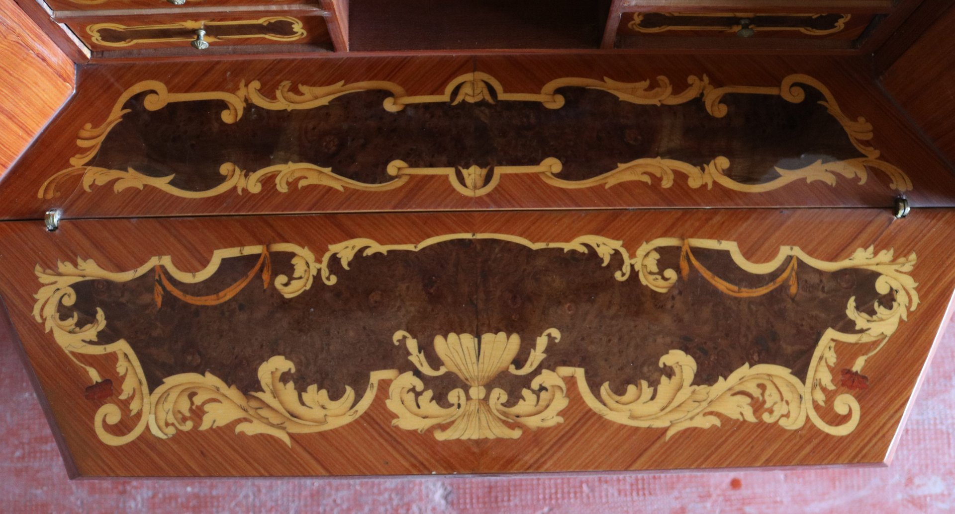 Baroque Inlaid Trumeau, 1960s for sale at Pamono
