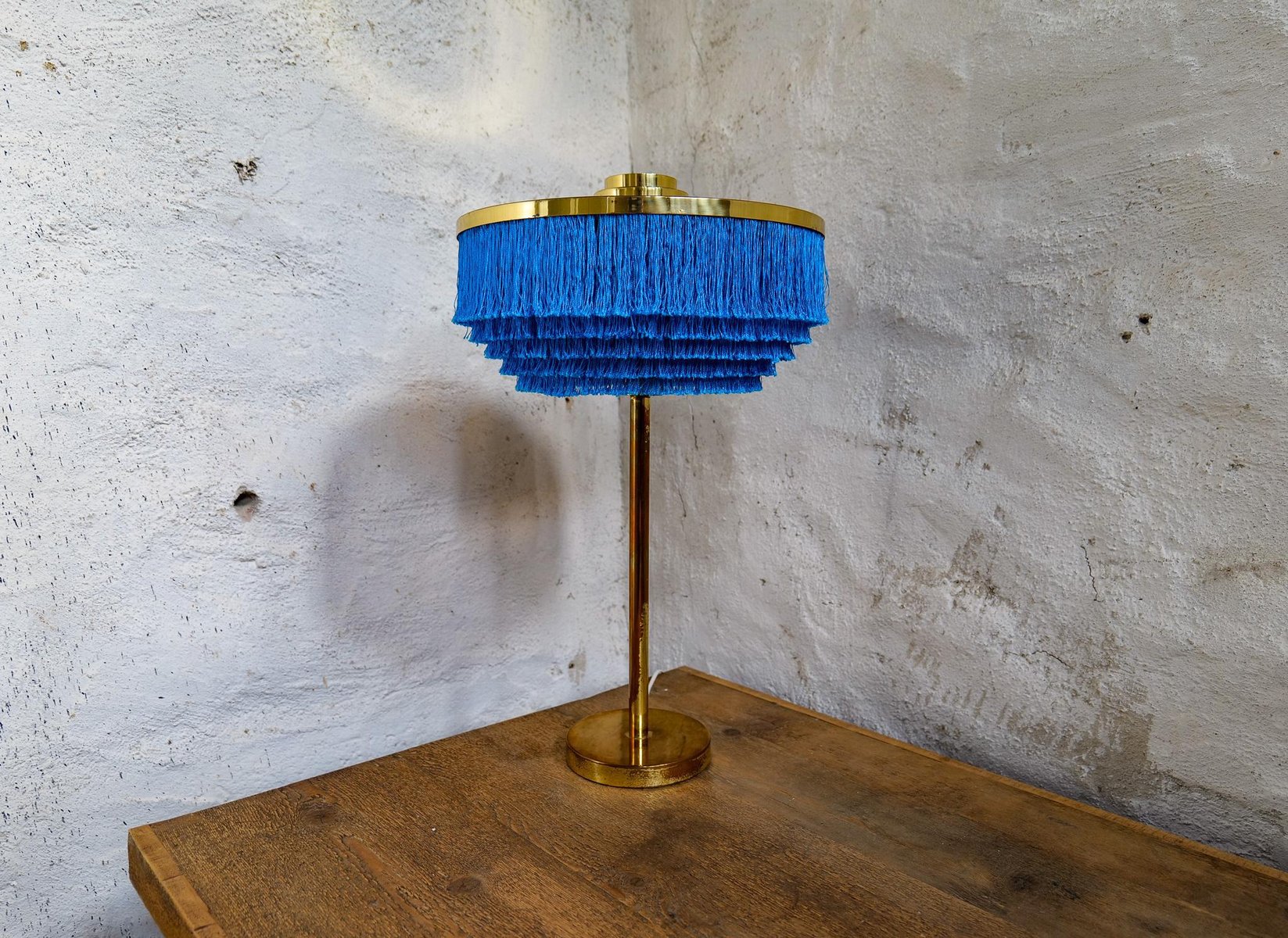 Mid-Century Modell B138 Tischlampe mit Fransen von Hans-Nagna Jakobsson, Schweden, 1960er bei ...