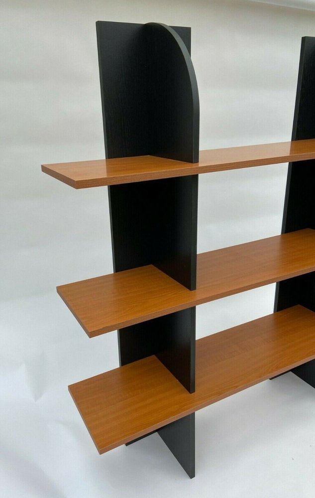 Black Melamine Shelf, 1980s for sale at Pamono