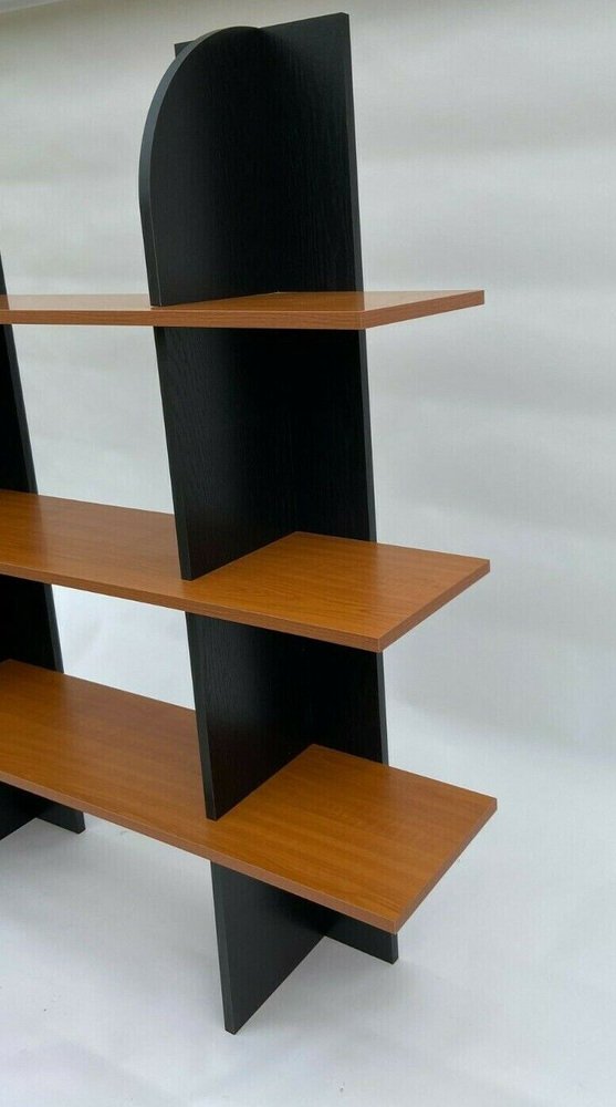Black Melamine Shelf, 1980s for sale at Pamono