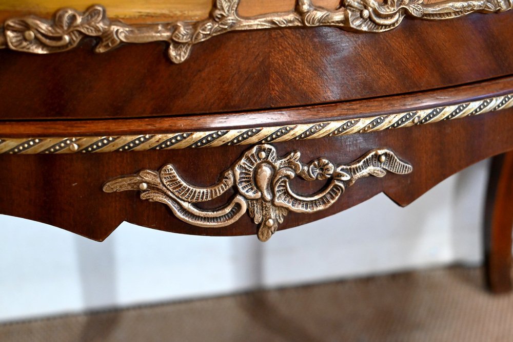 Buffet Demi-Lune en Acajou, 1920s en vente sur Pamono