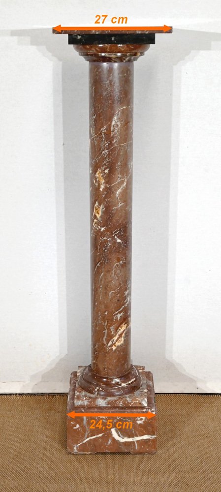 Antique Marble Column, Late 19th Century for sale at Pamono