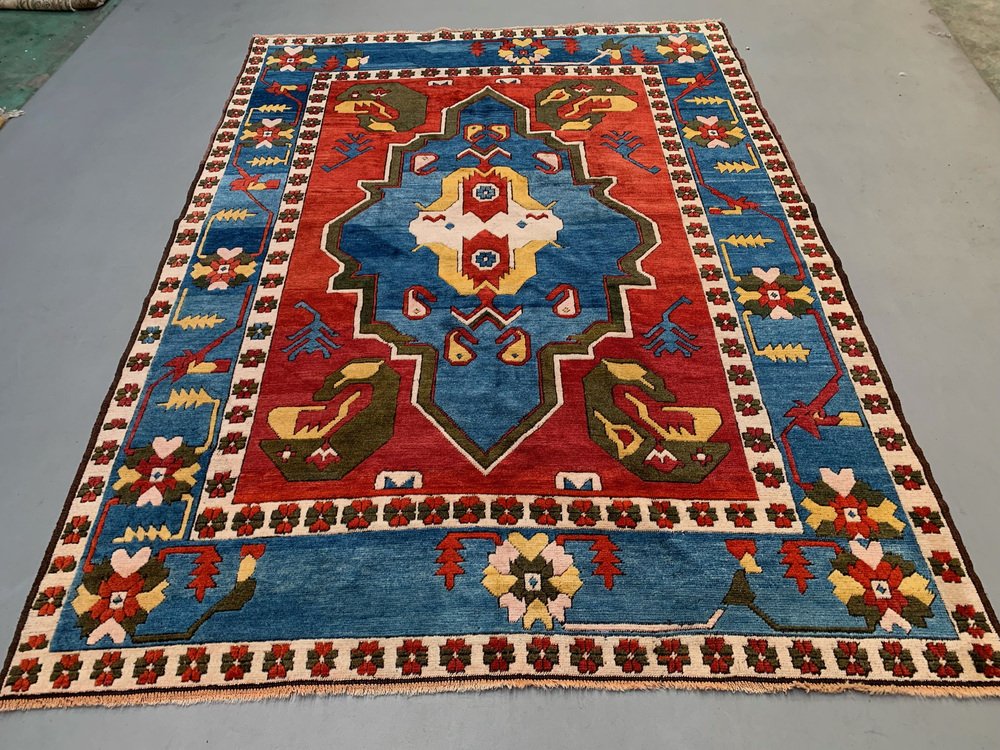 Large Turkish Kazak Oriental Rug for sale at Pamono