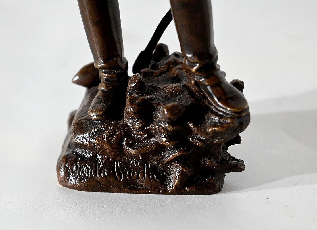 Charles Anfrie, On the Breach, Late 1800s, Bronze for sale at Pamono