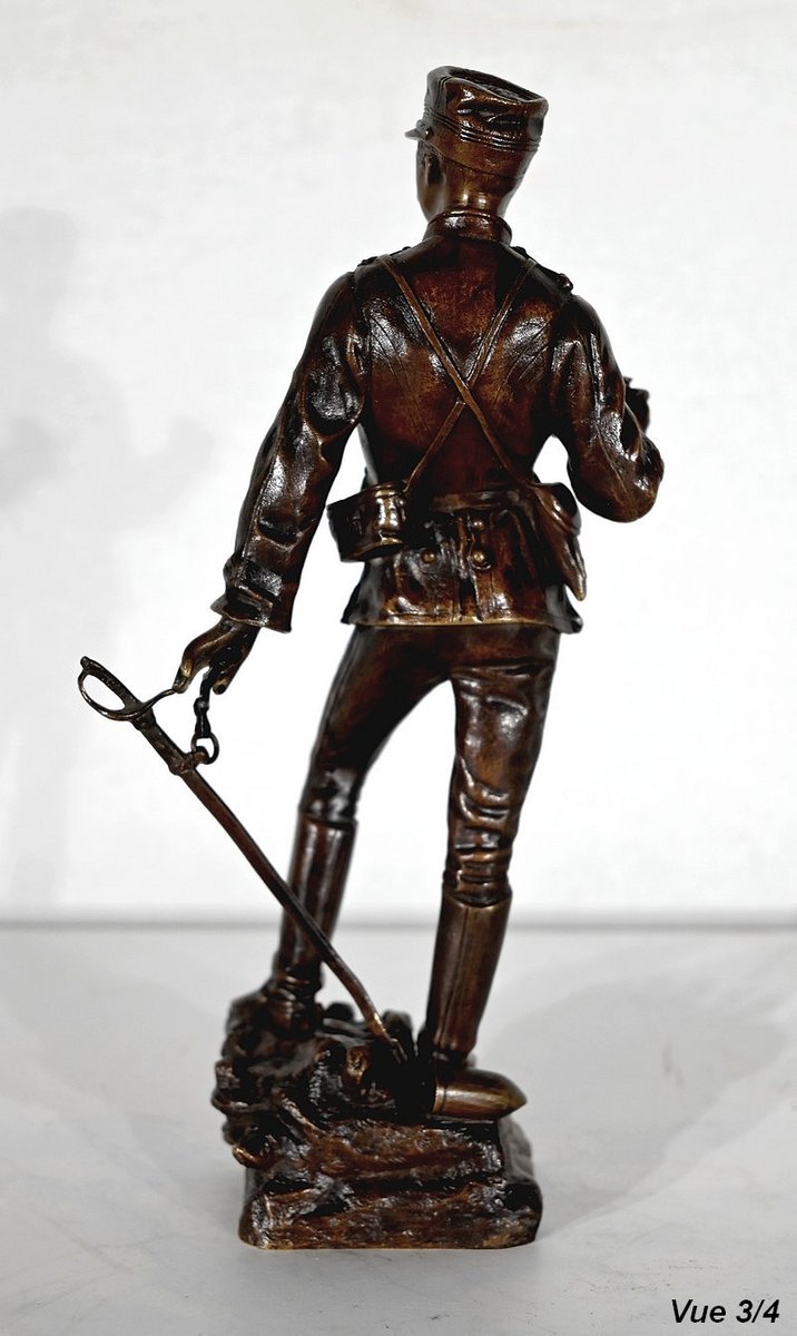 Charles Anfrie, On the Breach, Late 1800s, Bronze for sale at Pamono