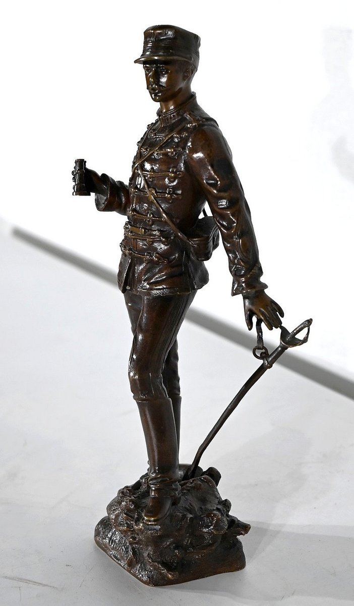 Charles Anfrie, On the Breach, Late 1800s, Bronze for sale at Pamono