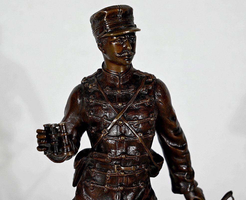 Charles Anfrie, On the Breach, Late 1800s, Bronze for sale at Pamono