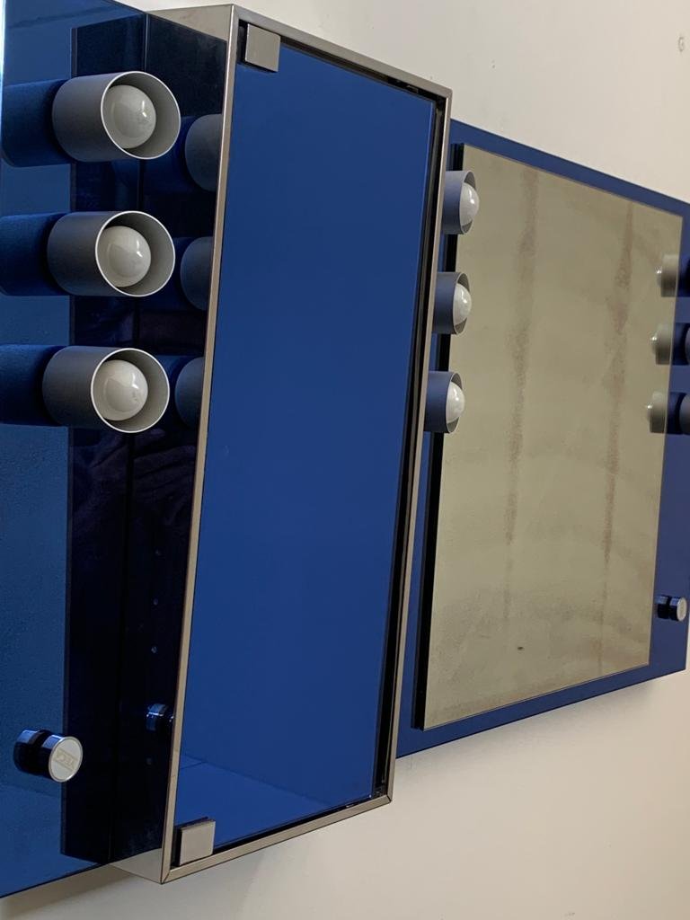 Specchio modulare e mobiletto di Veca, anni '70, set di 3 in vendita su ...