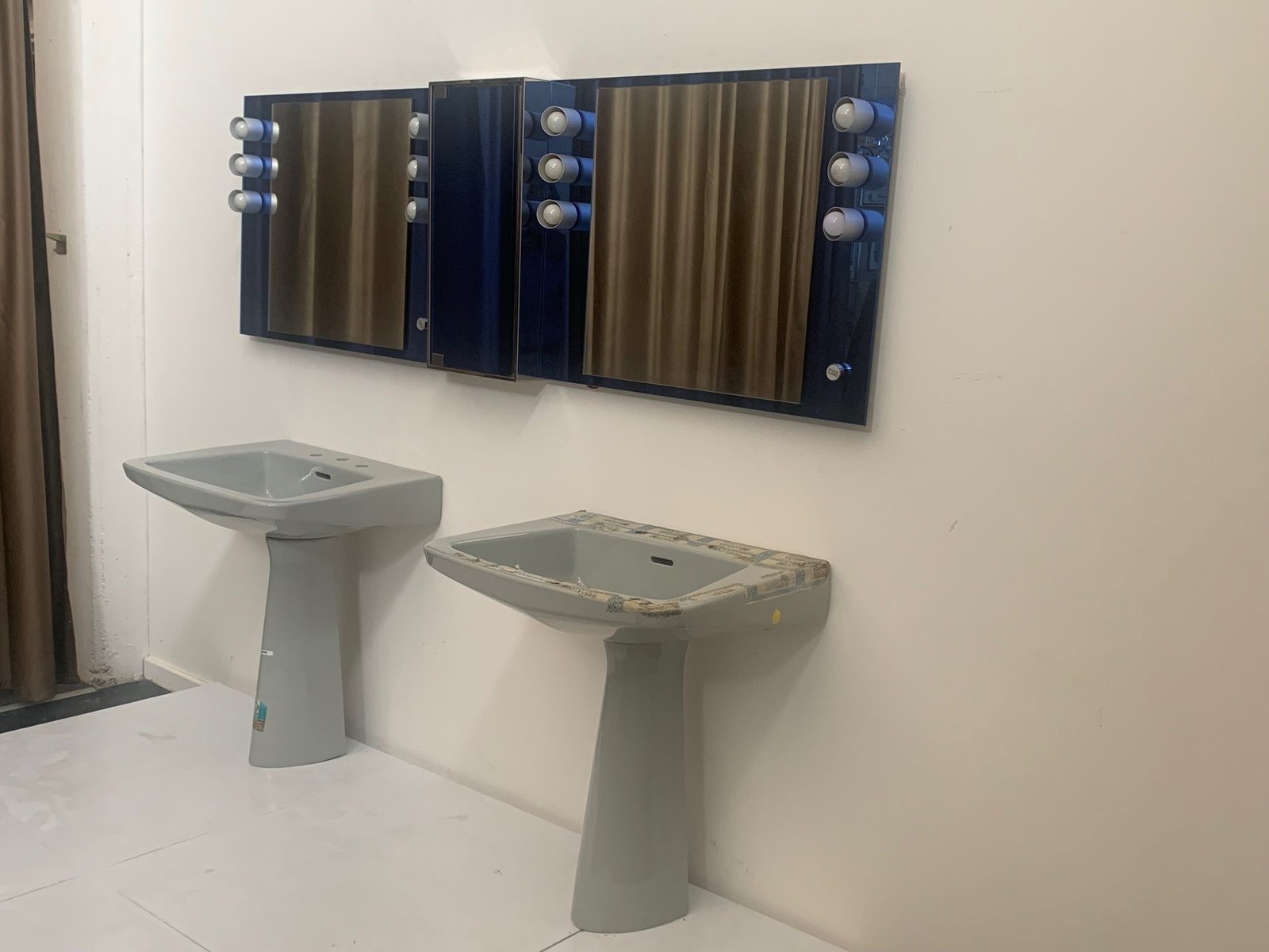 Modular Mirror and Cabinet from Veca, 1970s, Set of 3 for sale at Pamono