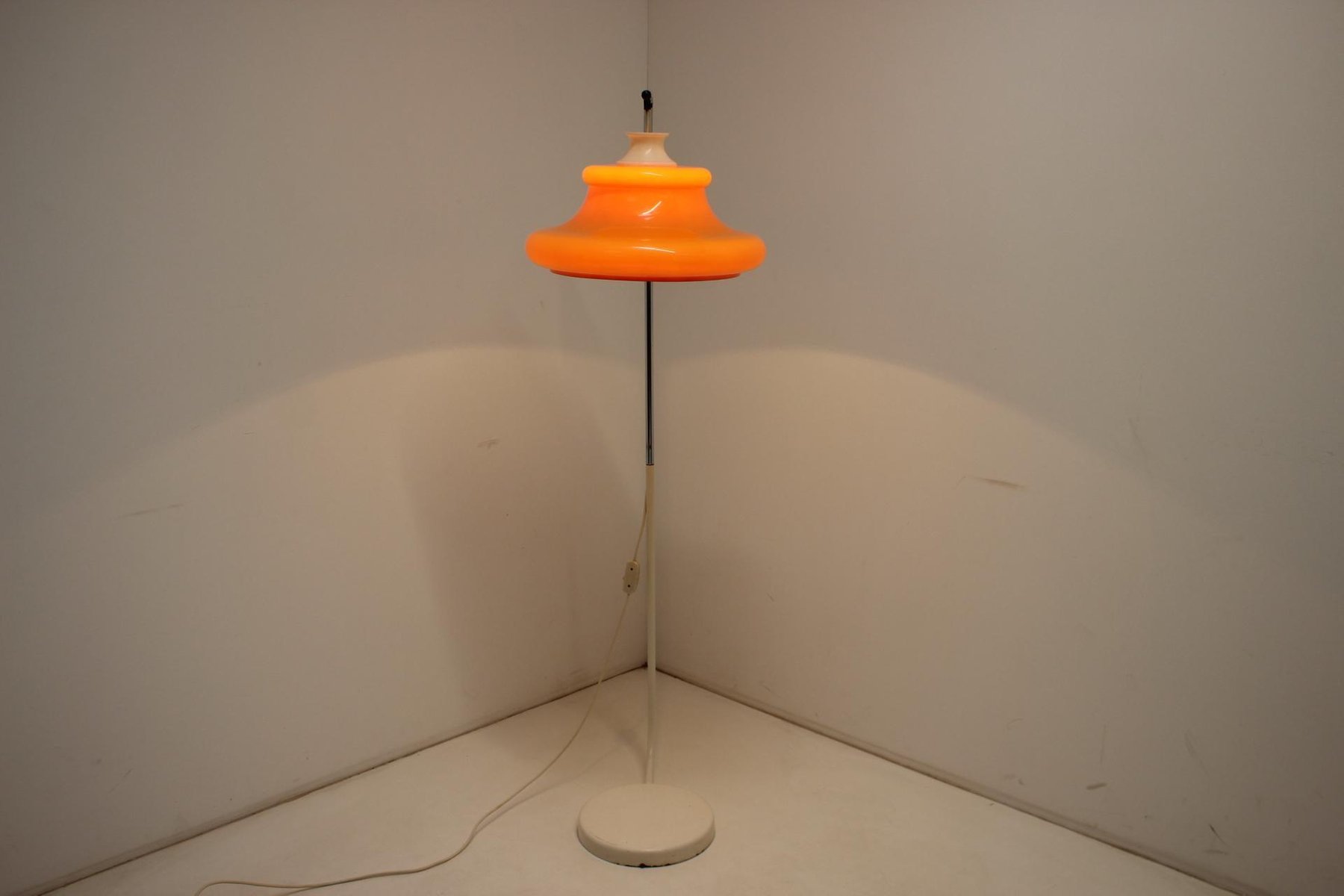 Mid-Century Floor Lamp in style of Guzzini, 1970s for sale at Pamono