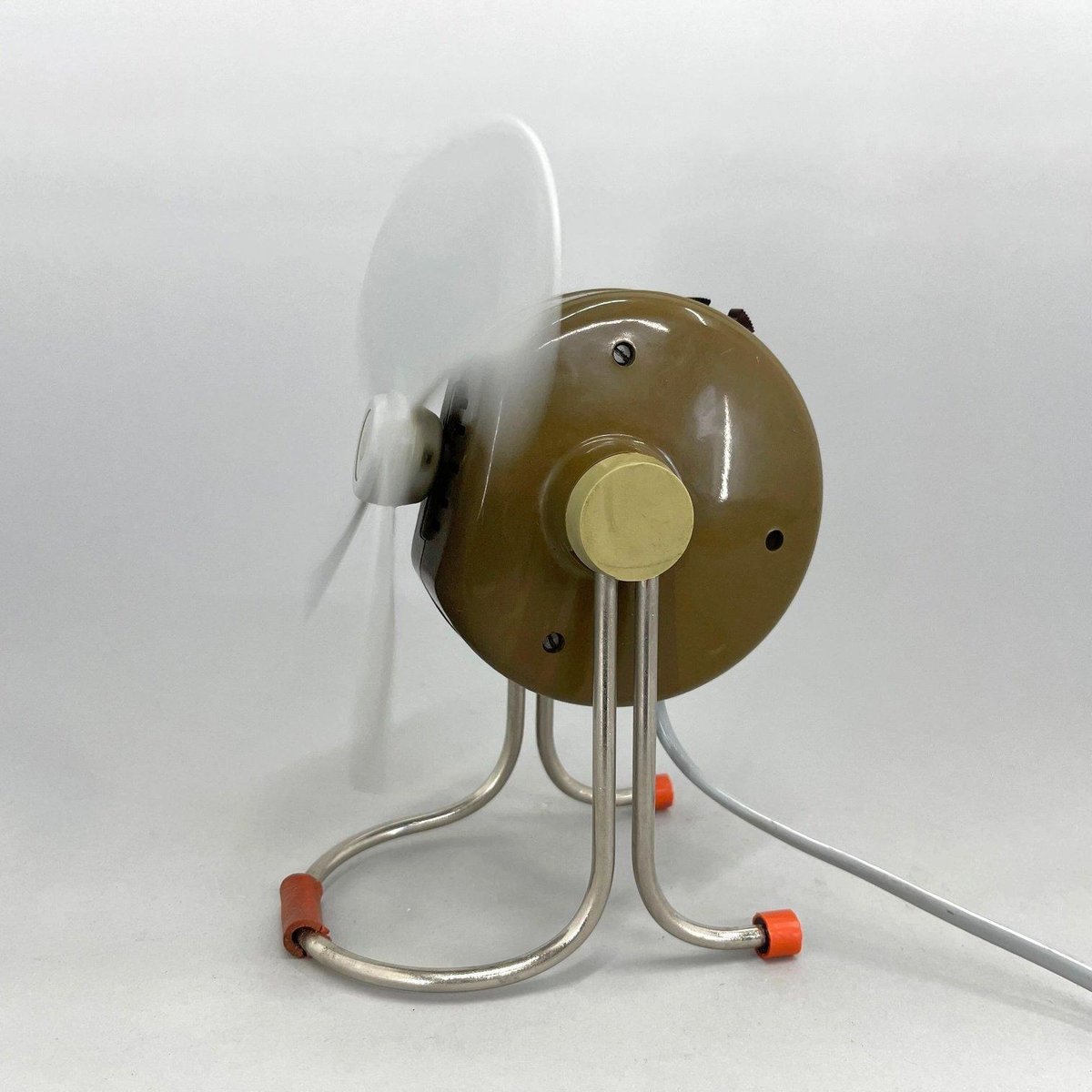 Vintage Table Fan in Metal, 1970s for sale at Pamono