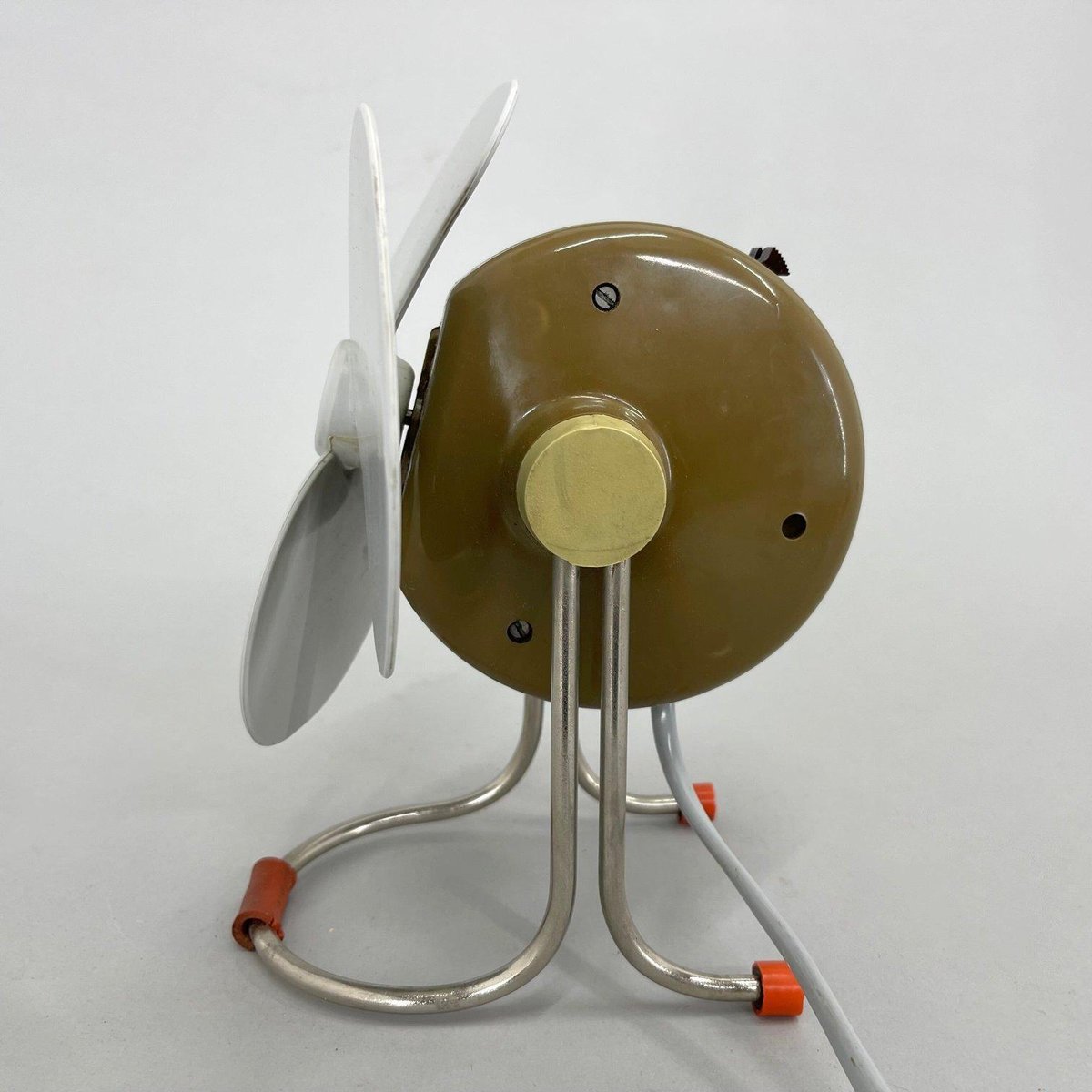 Vintage Table Fan in Metal, 1970s for sale at Pamono