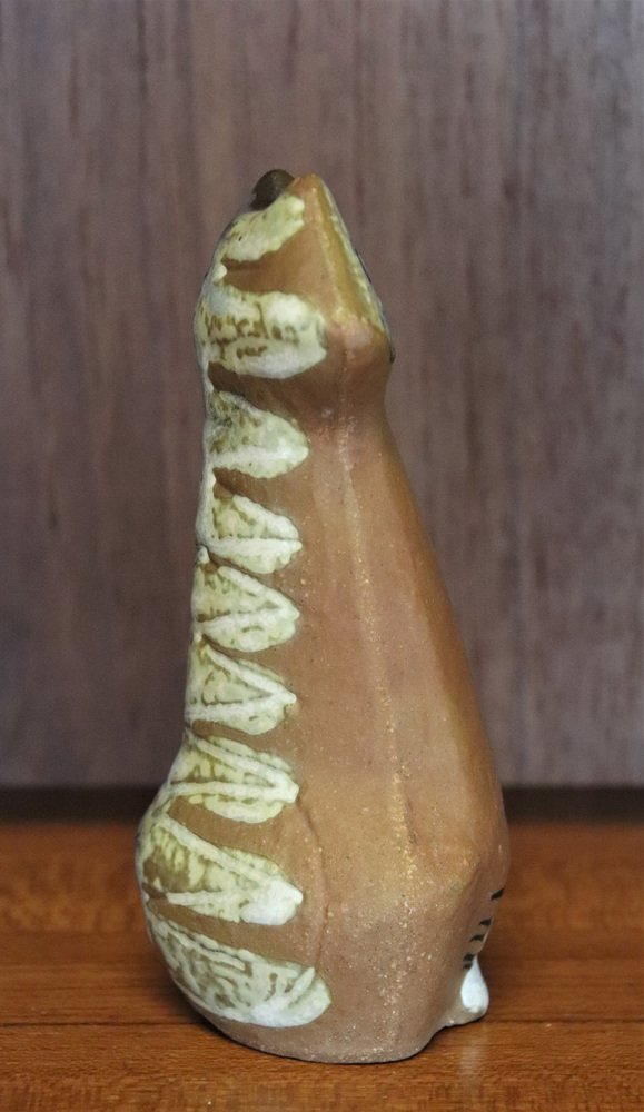 Katze aus Steingut von Lisa Larson für Gustavsberg, 1950er bei Pamono ...