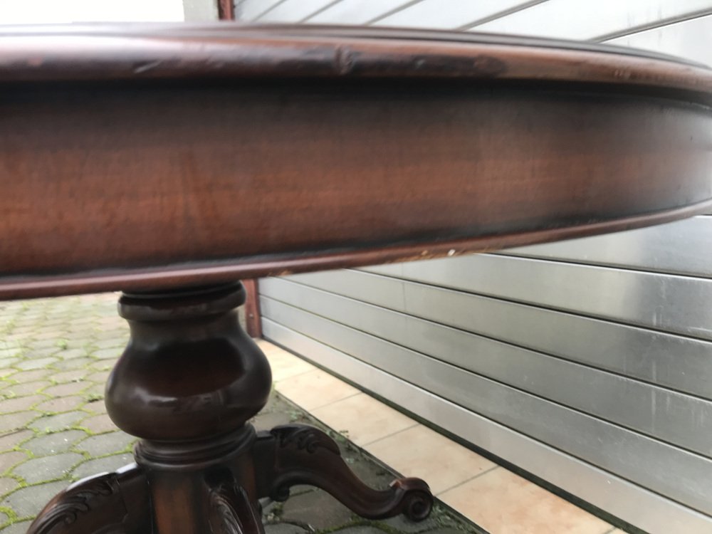 Table Ronde à Rallonge Ovale, 1970s en vente sur Pamono