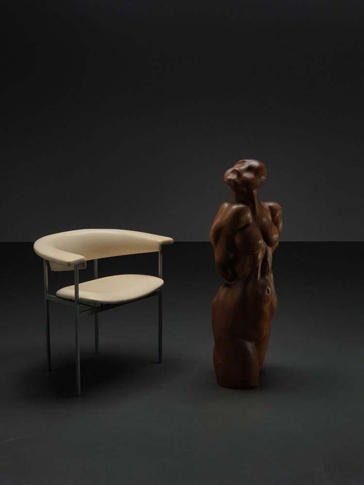 Greek Artist, Amorphous Figural Sculpture, 1960s, Wood for sale at Pamono