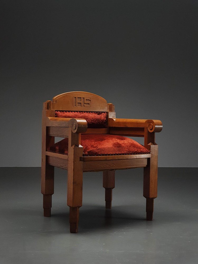 Art Deco Altar Chair, 1930s for sale at Pamono