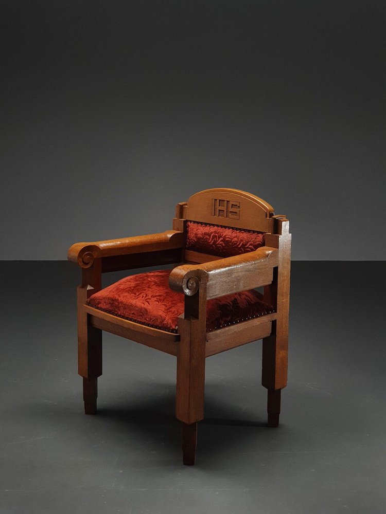 Art Deco Altar Chair, 1930s for sale at Pamono