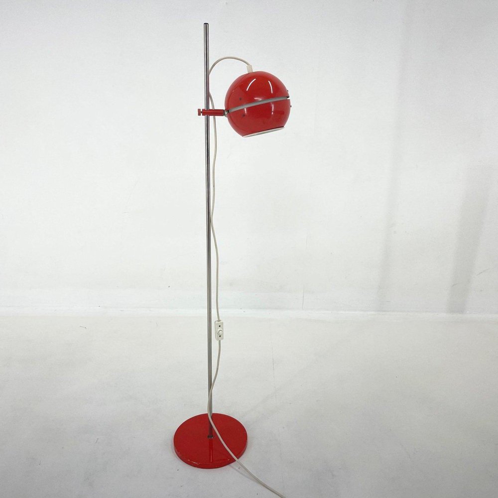 Space Age Red Floor Lamp, Germany, 1960s for sale at Pamono