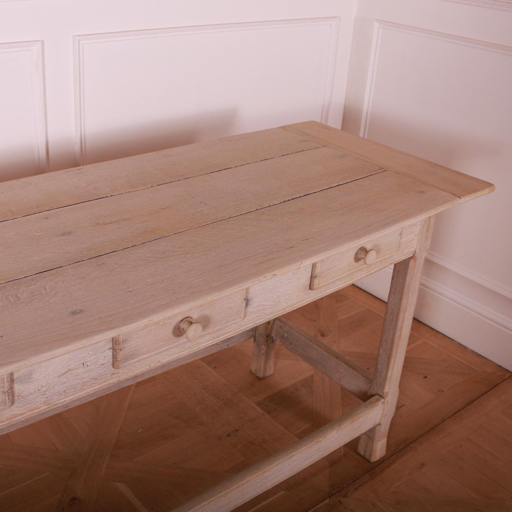 English Bleached Oak Serving Table for sale at Pamono