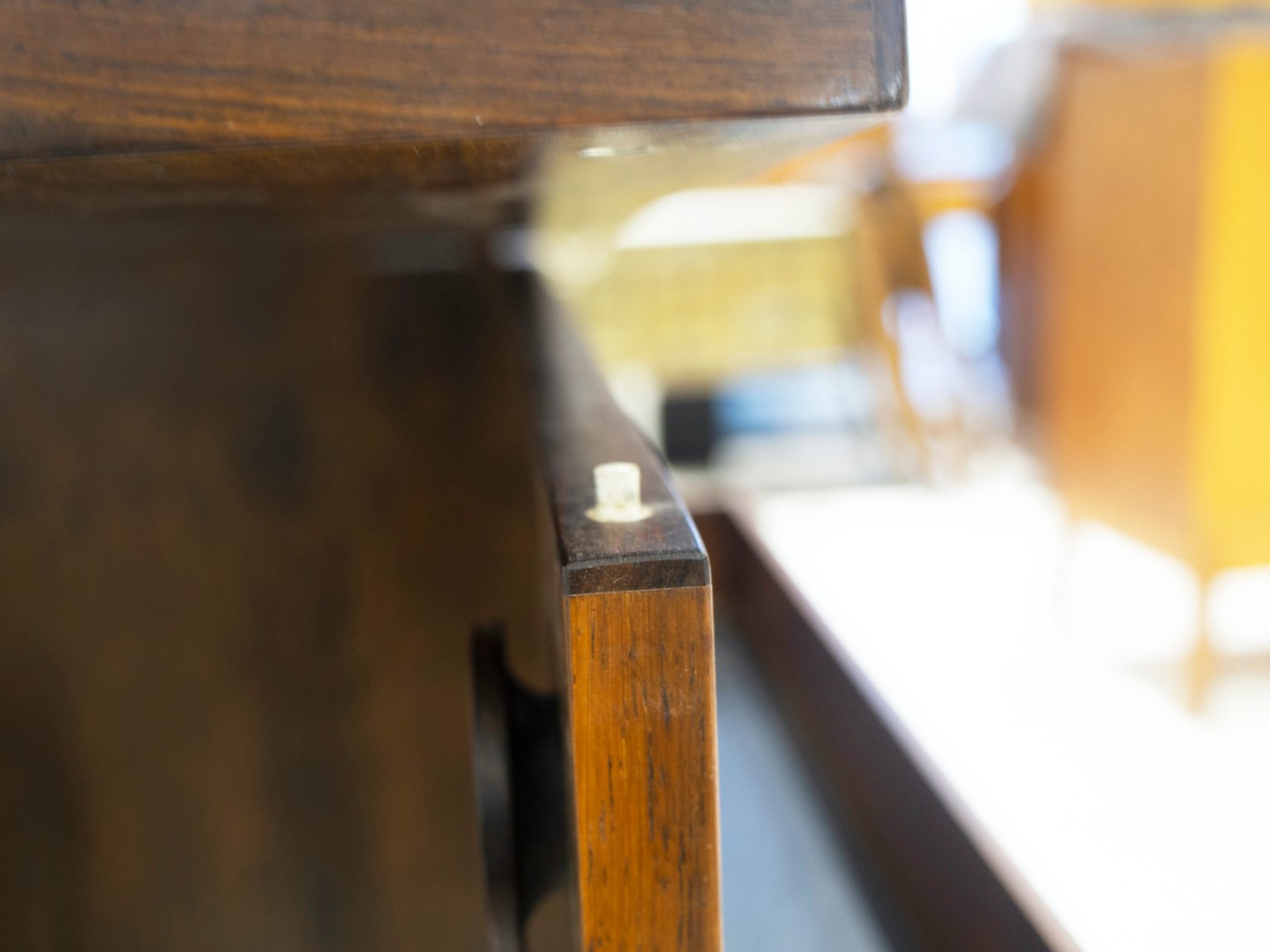 Wooden Free-Standing Dry Bar with Flip-Up Top, 1960s for sale at Pamono