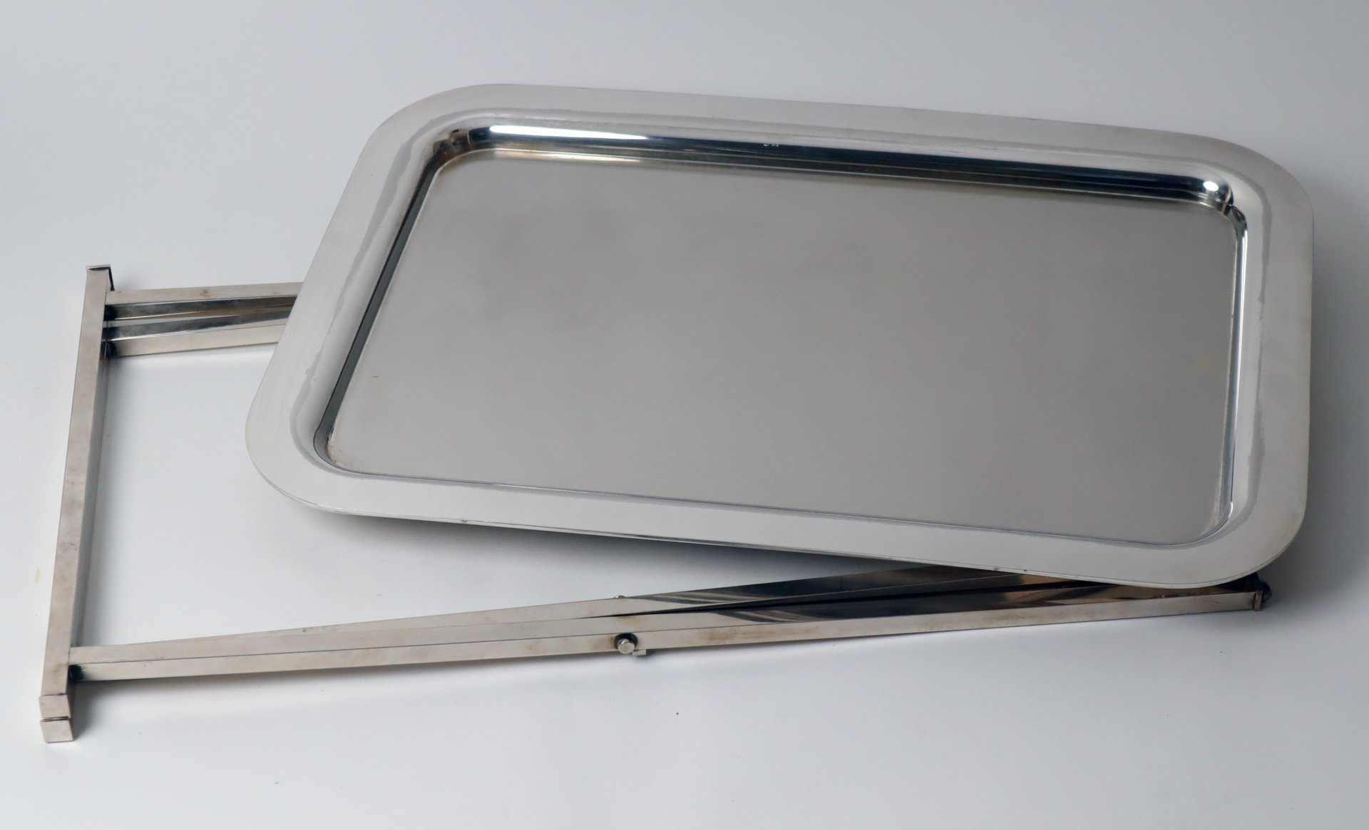 Silver Tablet Table Supplementary Table, 1980s for sale at Pamono