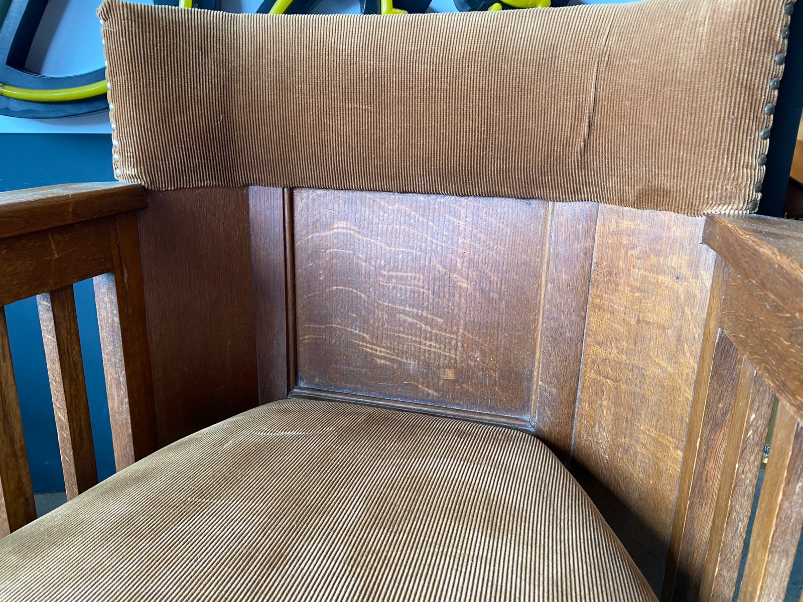 Art Nouveau Viennese Wooden Lounge Chair, 1890s for sale at Pamono
