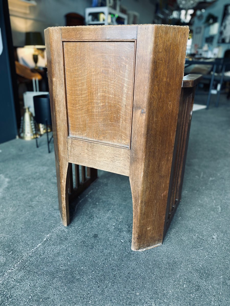 Art Nouveau Viennese Wooden Lounge Chair, 1890s for sale at Pamono