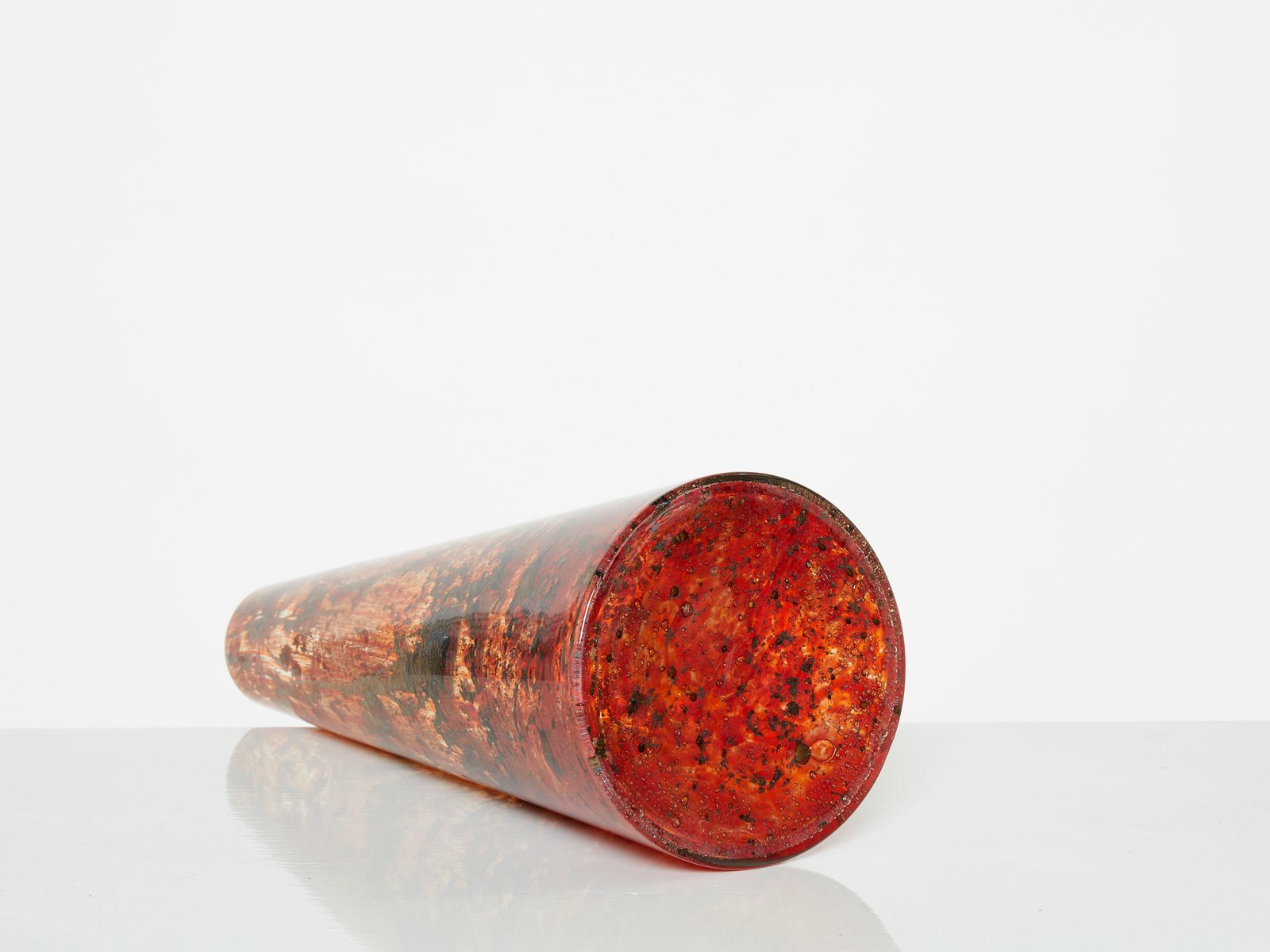 Large Murano Glass Inclusion Vase, 1970s for sale at Pamono