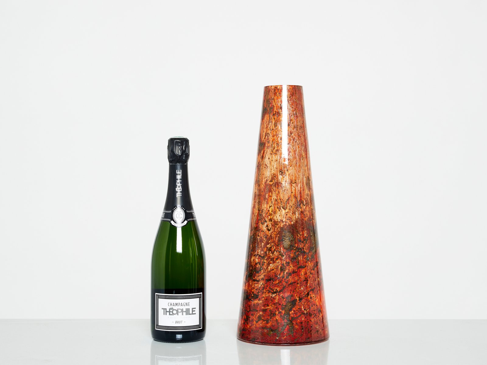 Large Murano Glass Inclusion Vase, 1970s for sale at Pamono