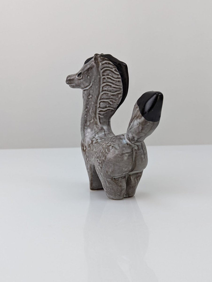 Animal Figure in Glazed Ceramic from Upsala Ekeby, Sweden, 1970s for ...