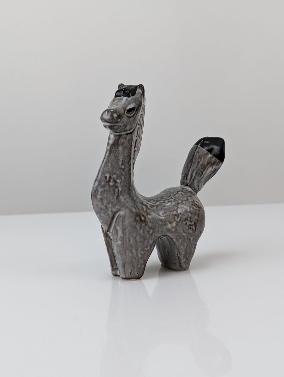 Animal Figure in Glazed Ceramic from Upsala Ekeby, Sweden, 1970s for ...