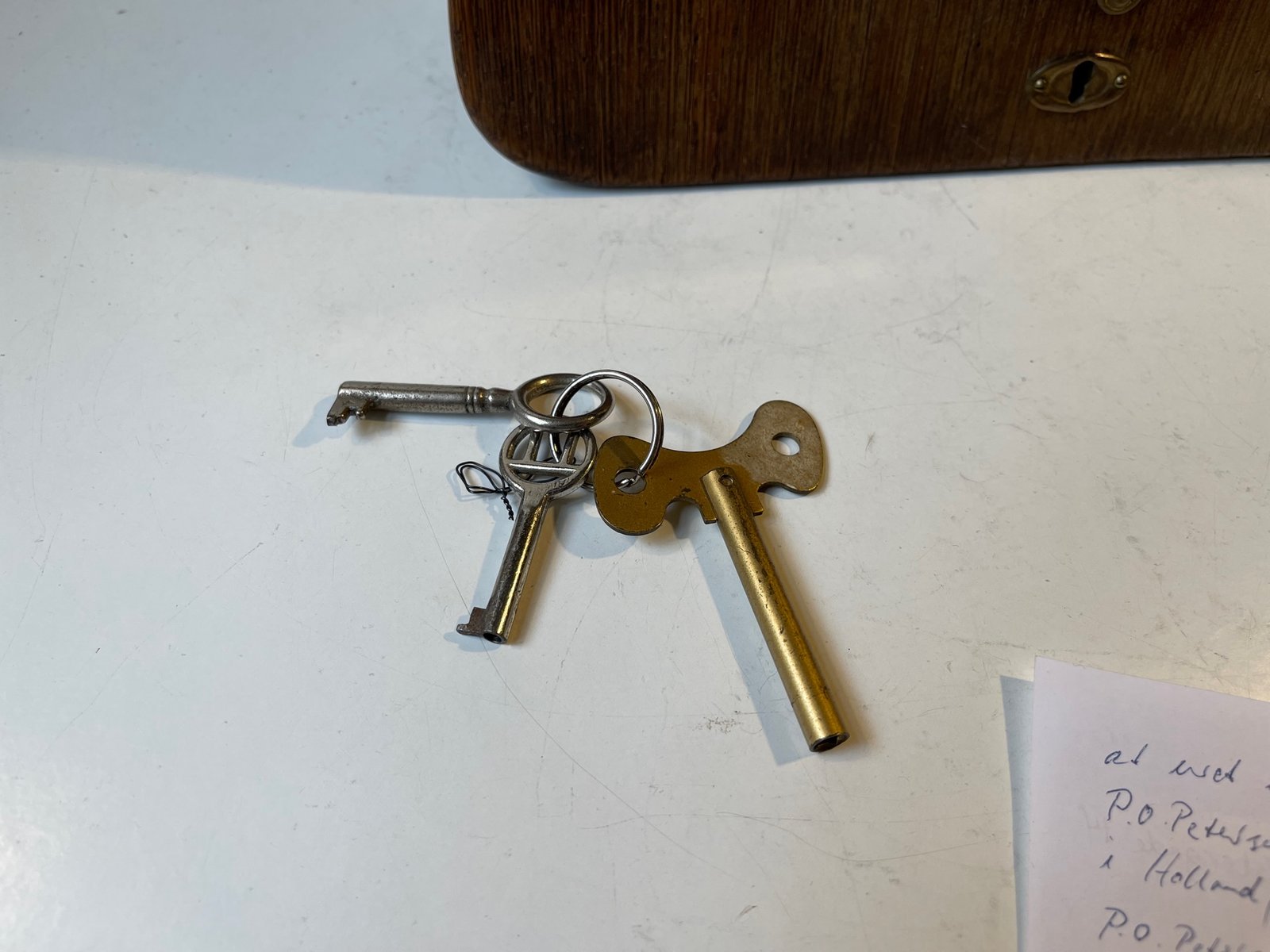 Antique Oak Mechanical Billiard Clock with Timer by P. O. Pedersen ...